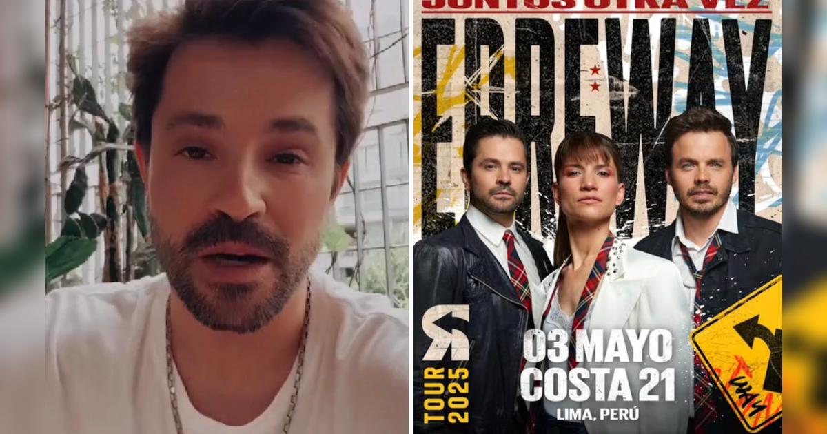 Felipe Colombo da conmovedor agradecimiento a fans peruanos por los shows 'sold out' de Erreway ...