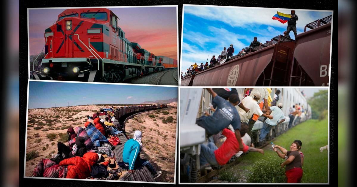 El tren 'La Bestia' con el que miles de inmigrantes arriesgan su vida ...