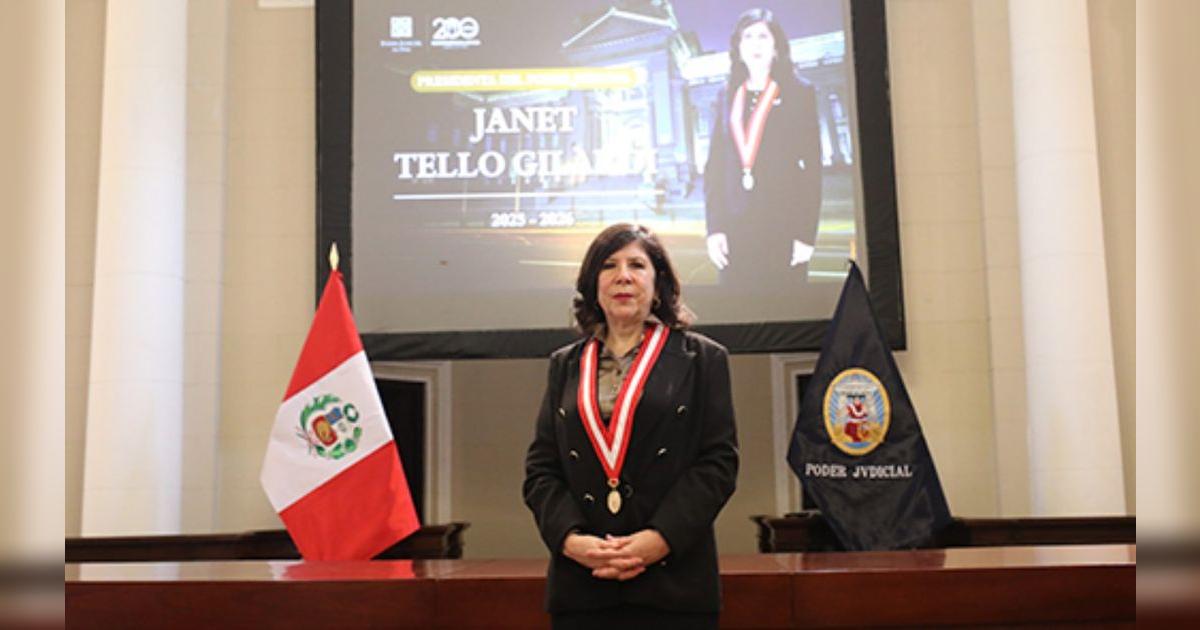Nueva presidenta del Poder Judicial, Janet Tello, tras su elección: “Se ...