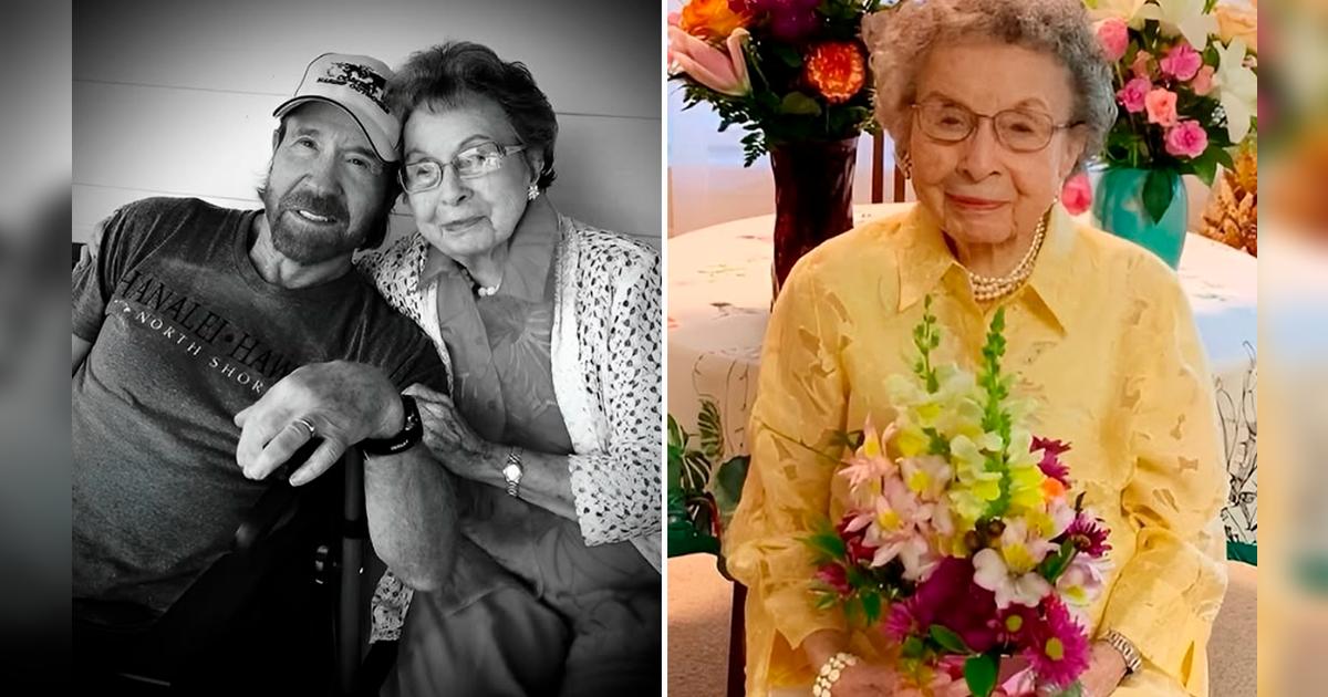 Chuck Norris comunica el fallecimiento de su madre a los 103 años ...