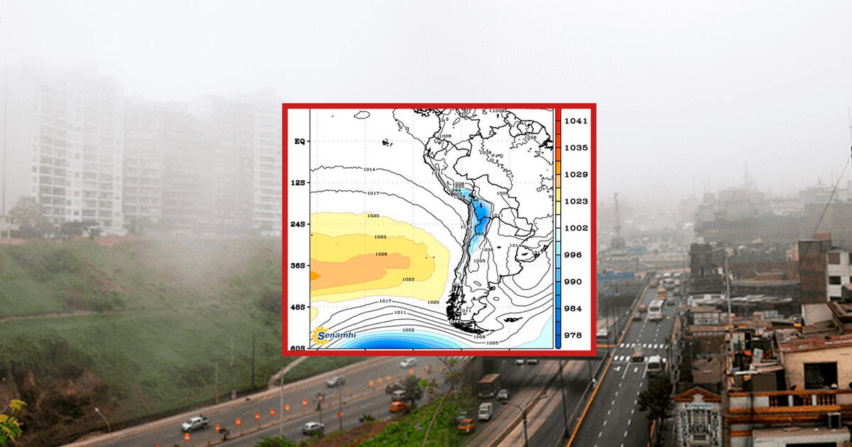 Senamhi Anticiclón Del Pacífico Sur Se Aproxima A Perú Senamhi