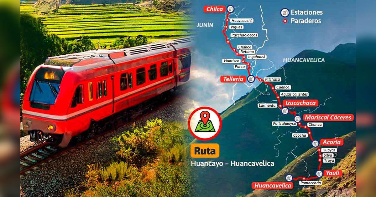 Modernización del Tren Macho con ruta de Huancayo a Huancavelica ...