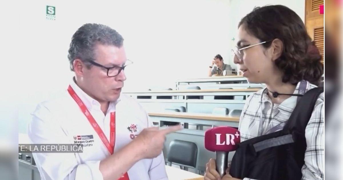 Morgan Quero forzó una entrevista con La República para difundir otra ...