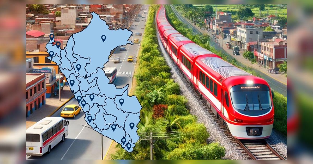 El millonario plan ferroviario de Perú: los 6 trenes que conectarán ...