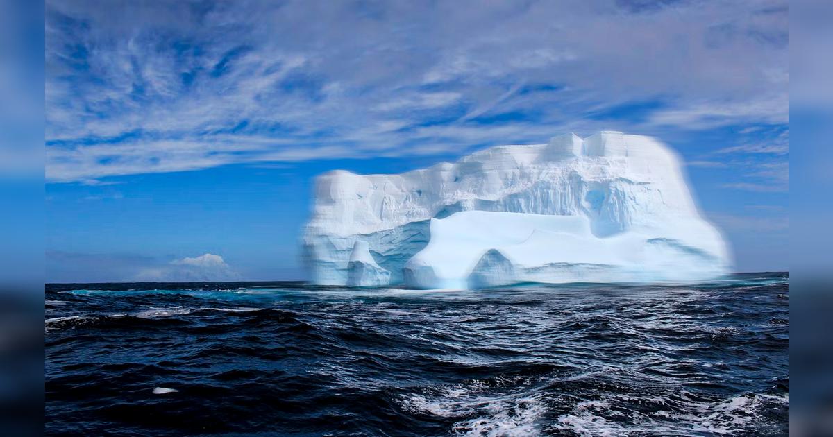 Iceberg se desprende 2024 | Un fragmento de iceberg más grande que ...