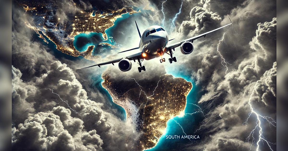 El vuelo más turbulento del planeta ocurre entre 2 países de Sudamérica ...