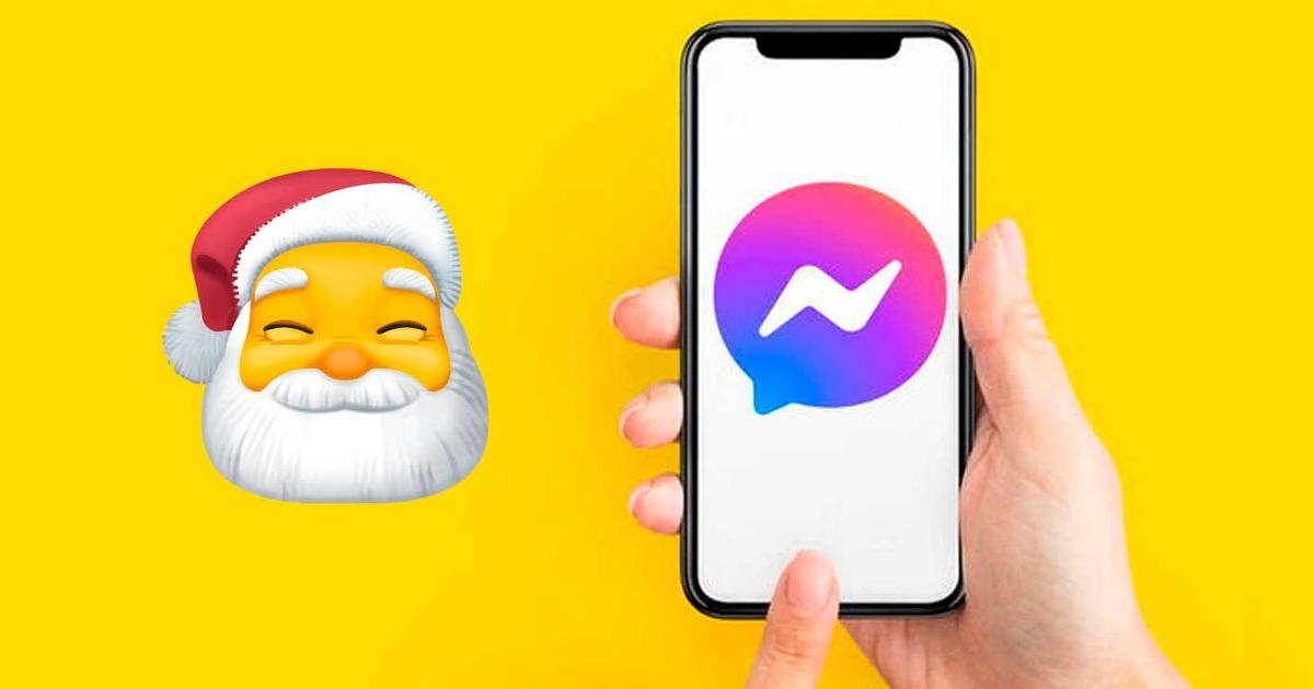 ¿Usas Facebook Messenger? Esto ocurre cuando envías el emoji de Santa ...