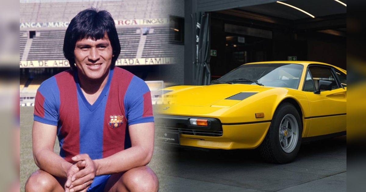 La historia de Hugo Sotil y su estrambótico Ferrari amarillo que brilló ...
