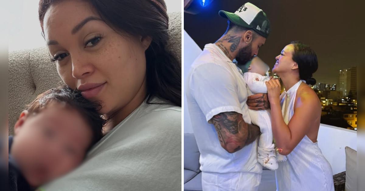 Angie Arizaga and Jota Benz show their baby's face for the first time ...