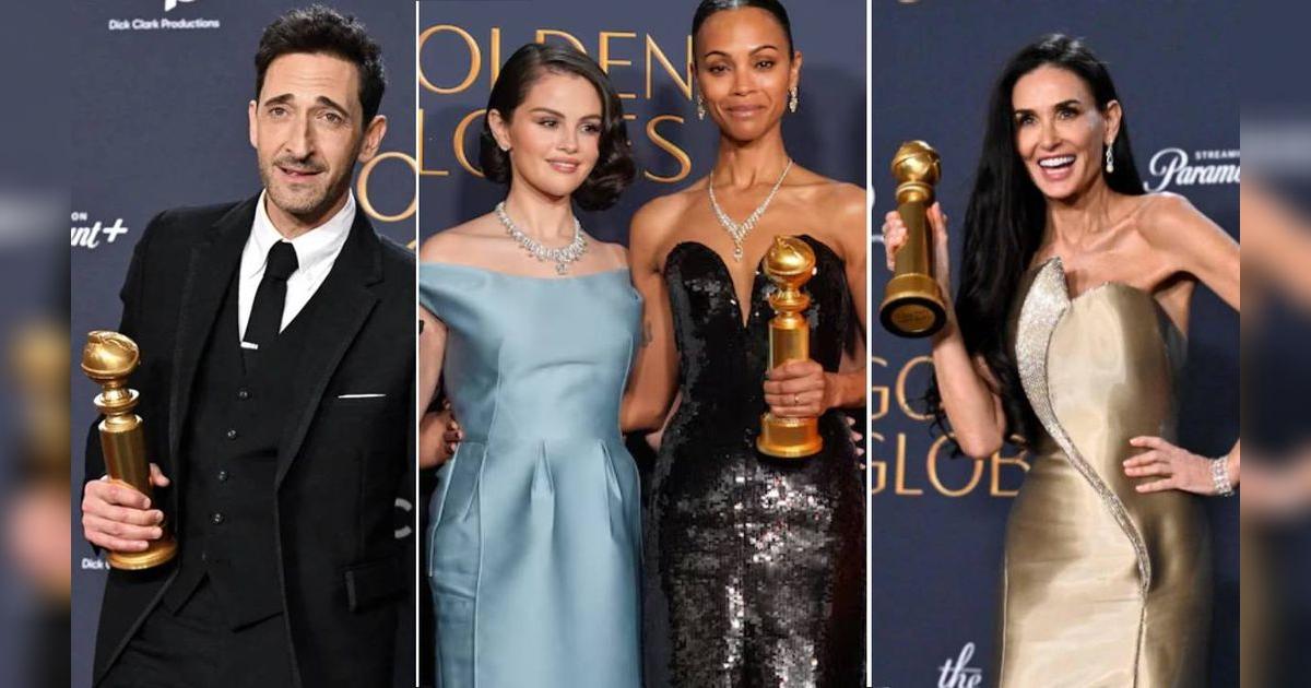 ganadores de los GOLDEN GLOBES 2025: lista completa de actores y películas premiadas | Demi ...