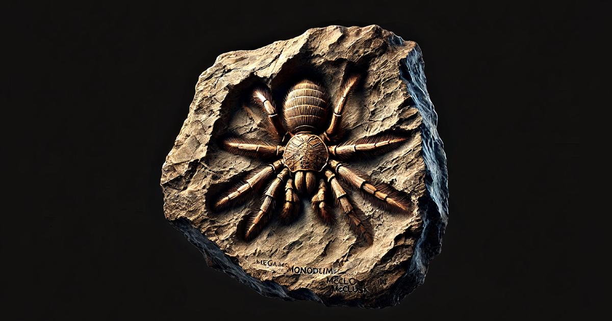 El fósil de una araña gigante de 16 millones de años es descubierto en ...