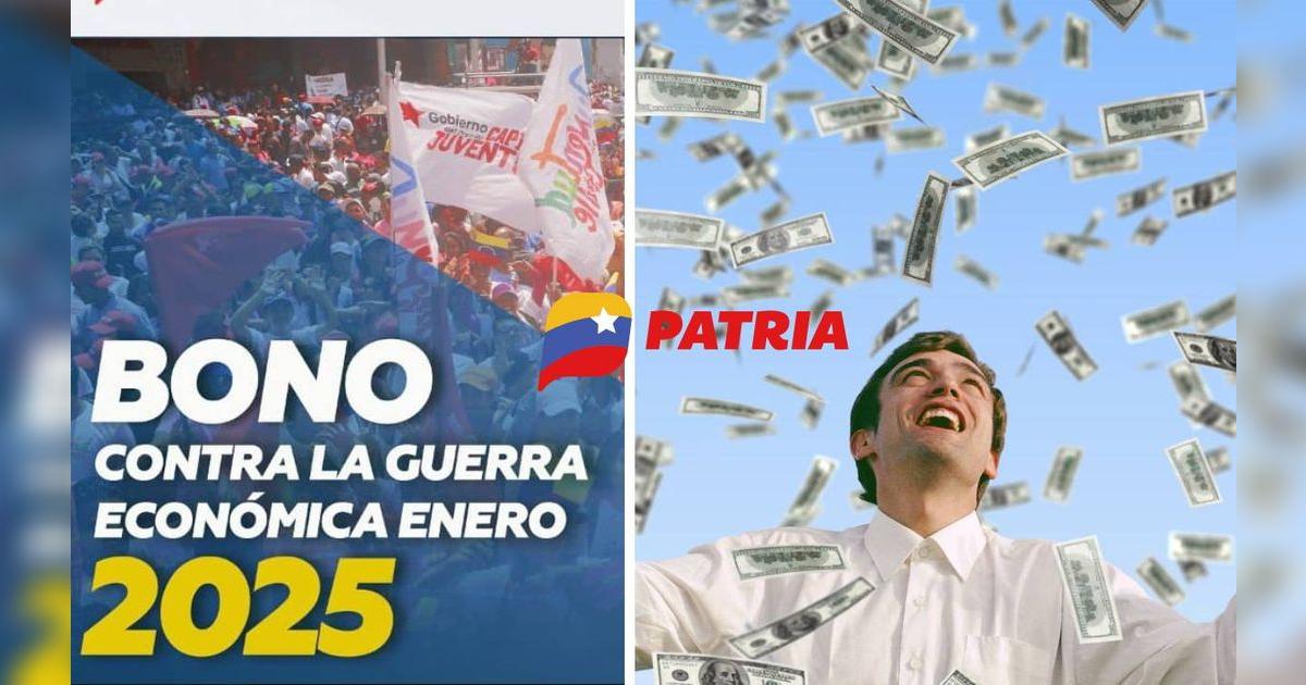 Sistema Patria pagó un nuevo SÚPER BONO con aumento en enero 2025 ...