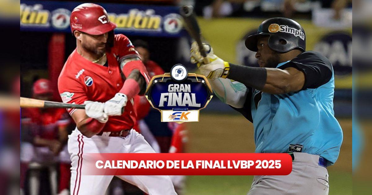 Final de la LVBP 2025: calendario de juegos entre Cardenales de Lara vs Bravos de Margarita por ...