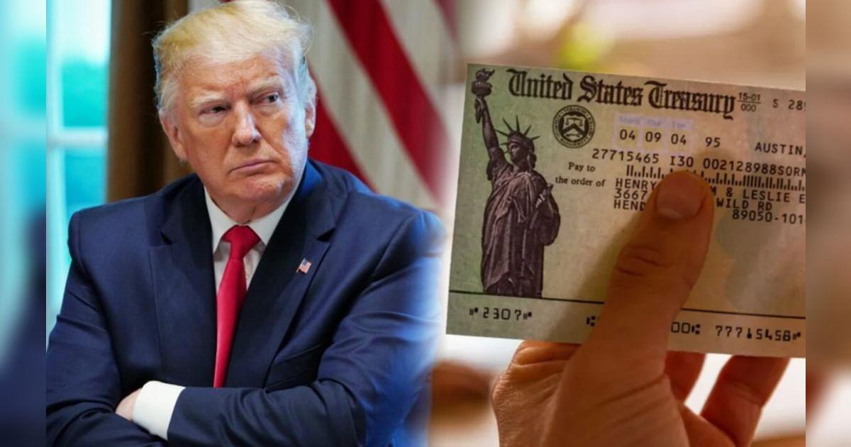 Gobierno de Donald Trump dará de baja los cheques de estímulo de ...
