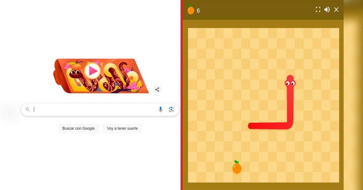 Juego de Google del Año de la Serpiente 2025: sepa cómo jugar con este doodle interactivo ...