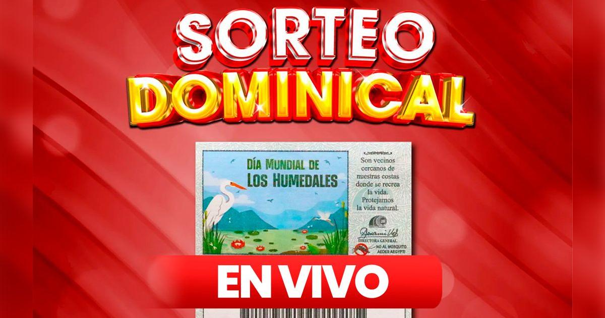 Resultados Sorteo Dominical EN VIVO HOY, 02 de febrero: números ...