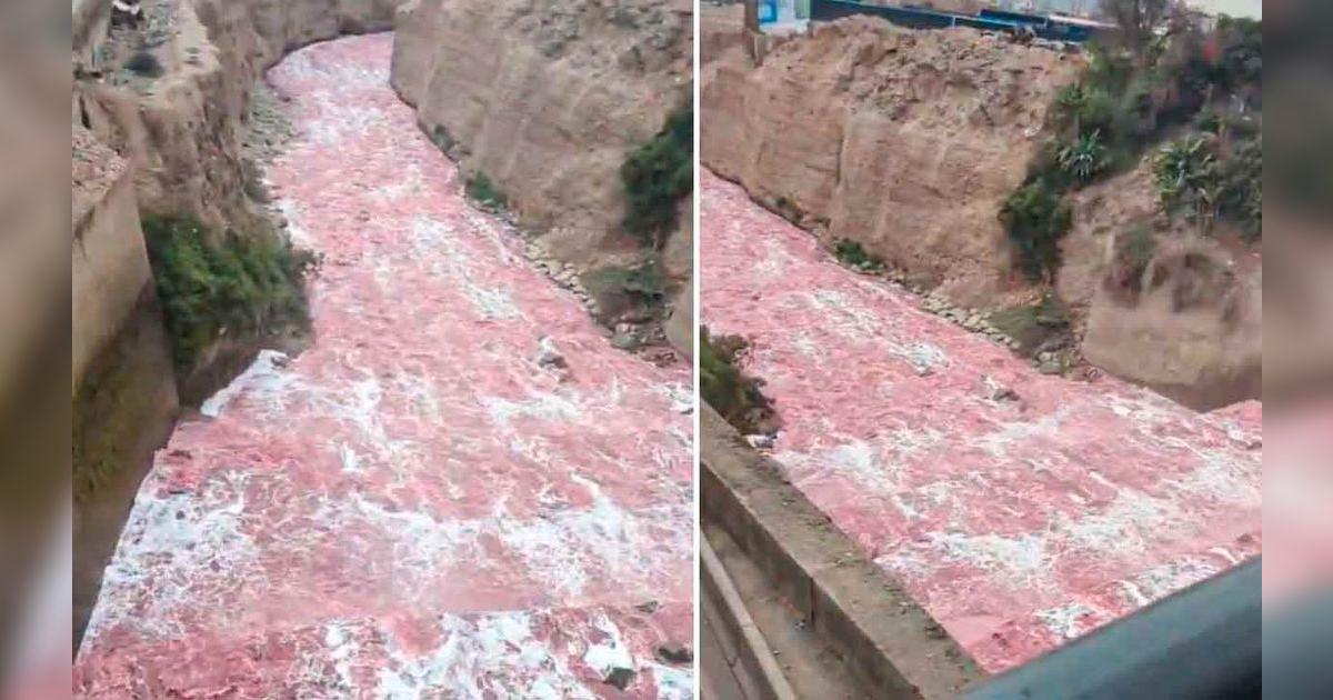 Extraño fenómeno cambia de color el Río Rímac: Sedapal se pronuncia ...