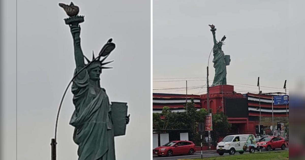 "Lima York es real": la réplica de la Estatua de la Libertad en Perú ...