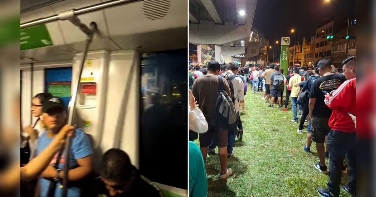 Línea 1 del Metro de Lima: reportan largas colas en las estaciones por ...