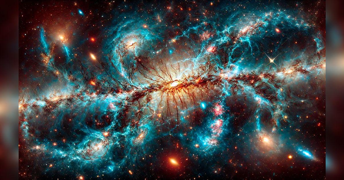 Descubren la estructura más grande del universo de 1.300 millones años ...