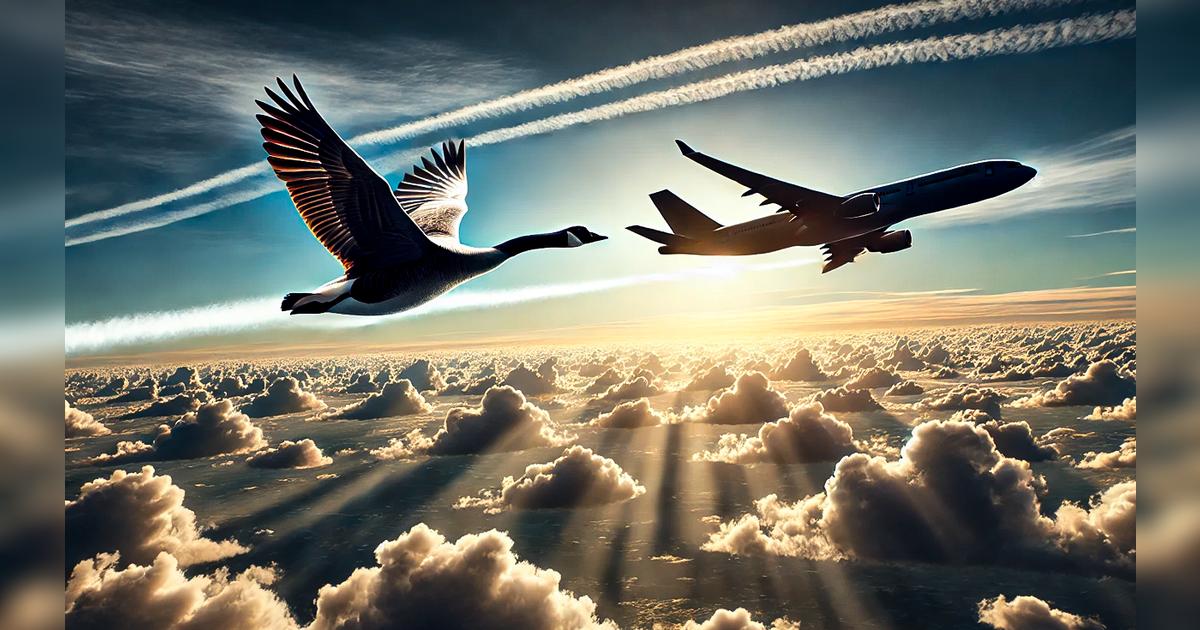 Crean un avión que imita la técnica de vuelo de los gansos para reducir ...