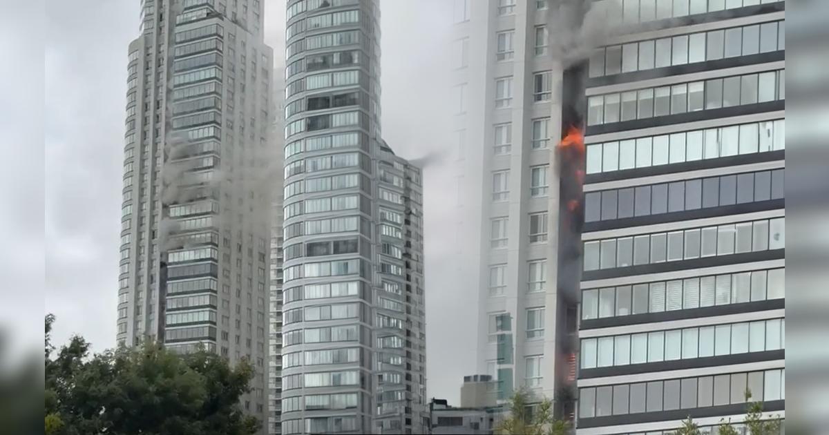 Incendio en edificio en Argentina: 100 personas fueron evacuadas y los ...
