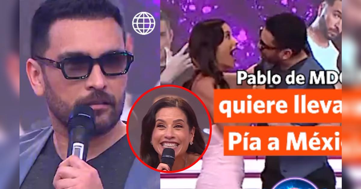 Pablo Portillo de MDO sorprende al intentar besar a María Pía Copello ...