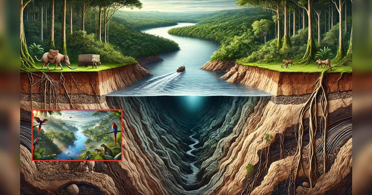El misterioso río que fluye bajo el Amazonas y estuvo oculto por ...