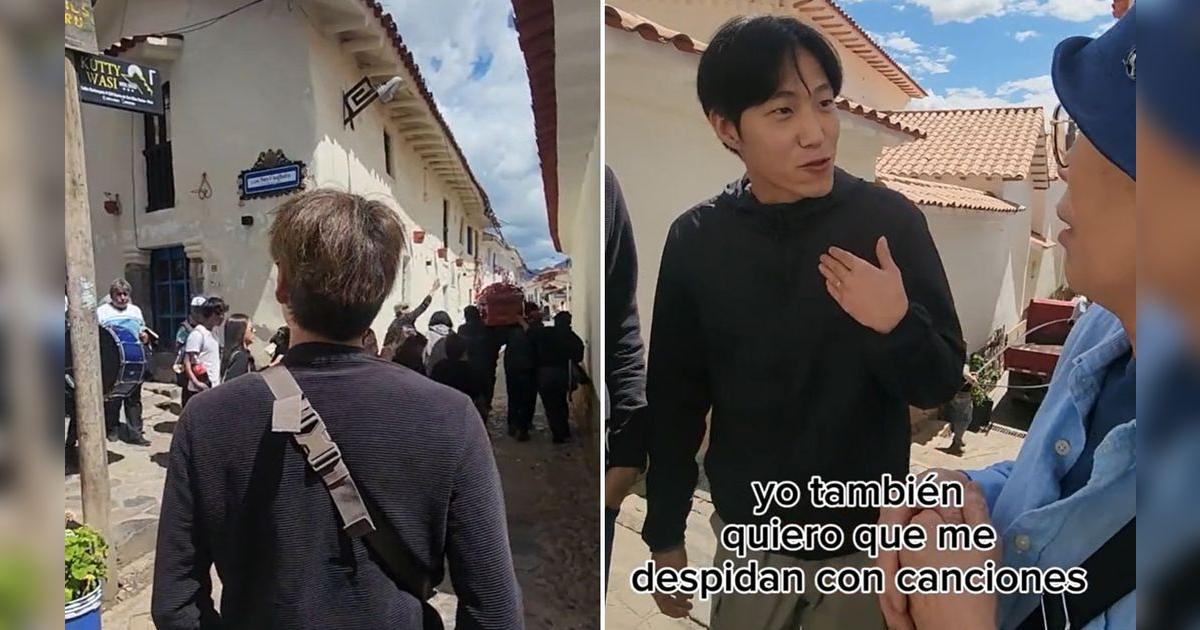 Turistas coreanos sorprendidos por velorios con bandas en Perú: "Bella ...