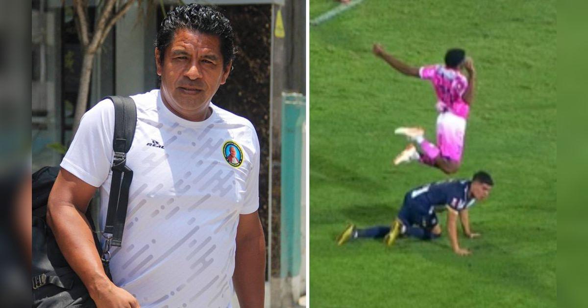 Santiago Acasiete, DT de Juan Pablo II, criticó al VAR por no anular gol de Paolo Guerrero con ...