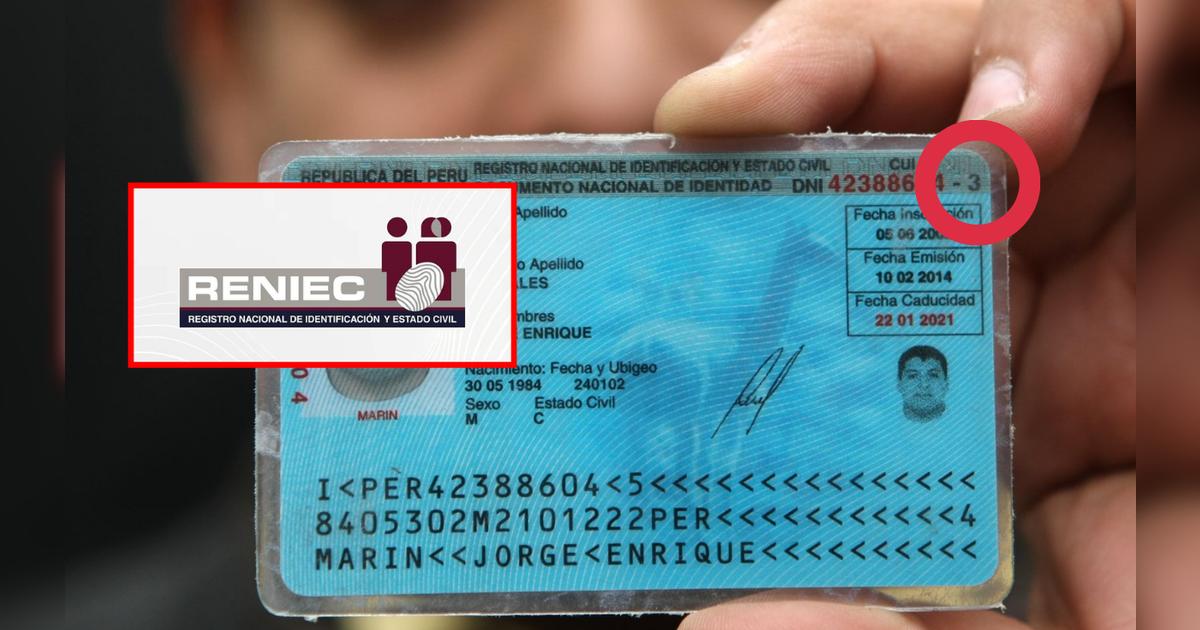 Este es el verdadero significado del último dígito del DNI y en qué ...