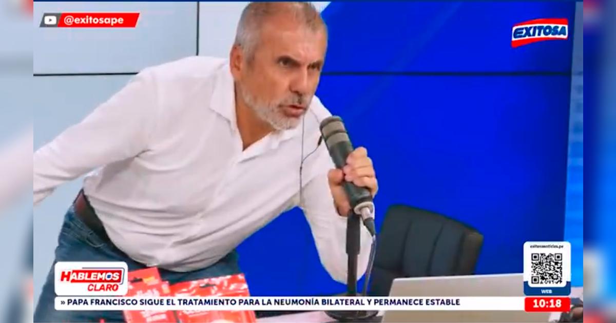Nicolás Lúcar vive temblor de 5,0 EN VIVO y las imágenes de su set ...