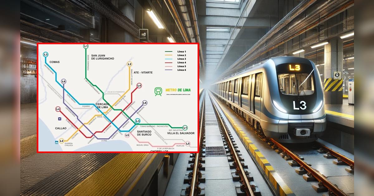 De Lurín a Ancón: la nueva ruta de la Línea 3 del Metro de Lima que ...