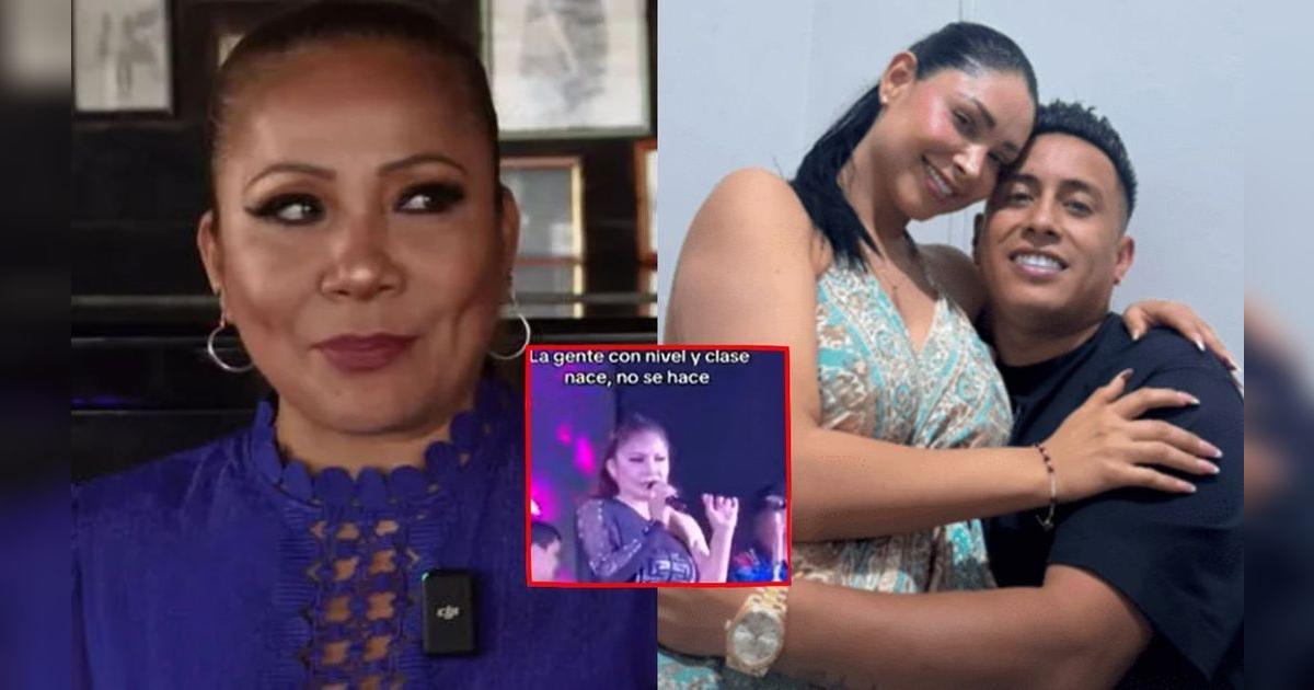Magaly muestra supuestas indirectas de Marisol a Pamela Franco sobre su relación con Christian ...