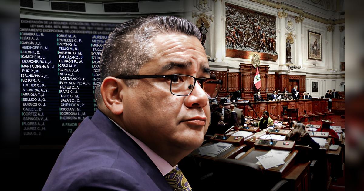 Juan Santiváñez en el Congreso: congresistas que apoyaron censura, no ...