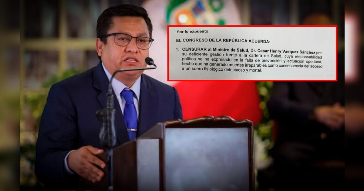 César Vásquez: comienza la recolección de firmas en el Congreso para ...
