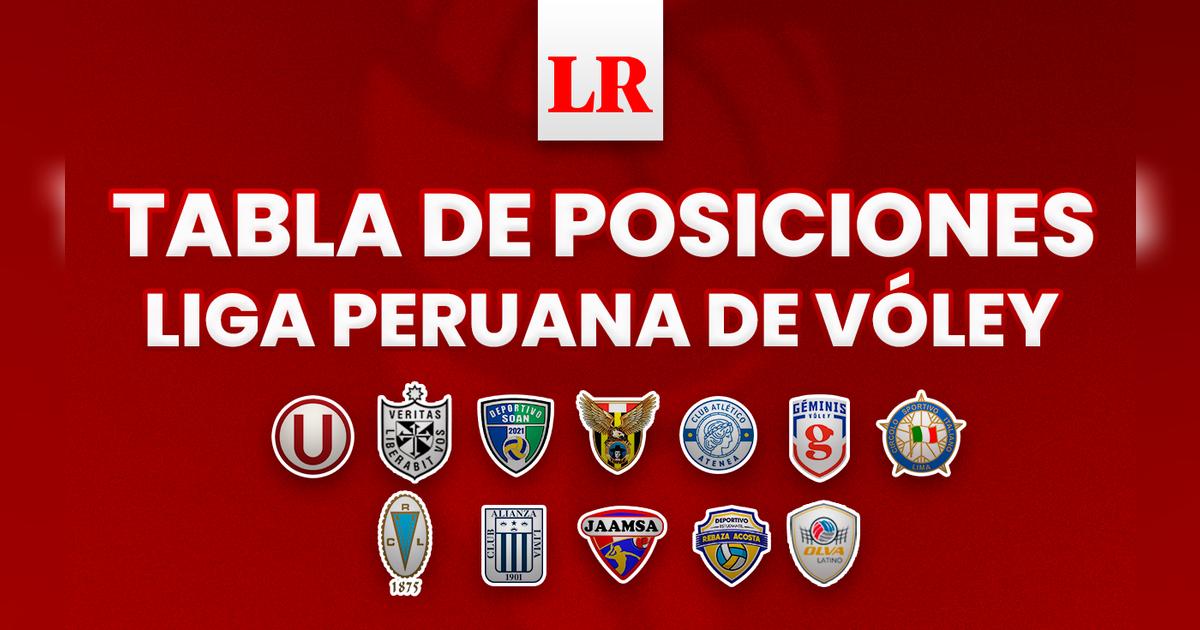 Tabla de Posiciones Liga Peruana de Vóley 2025: en qué puesto quedó ...