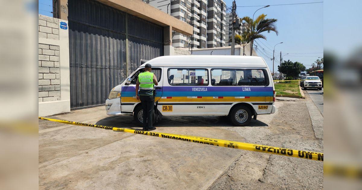 Acribillan a chofer de combi en la av. Venezuela cuando cubría la ruta ...