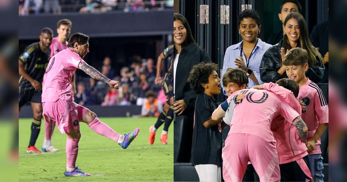 Inter Miami vs LAFC: así fue el emotivo festejo de Lionel Messi tras ...