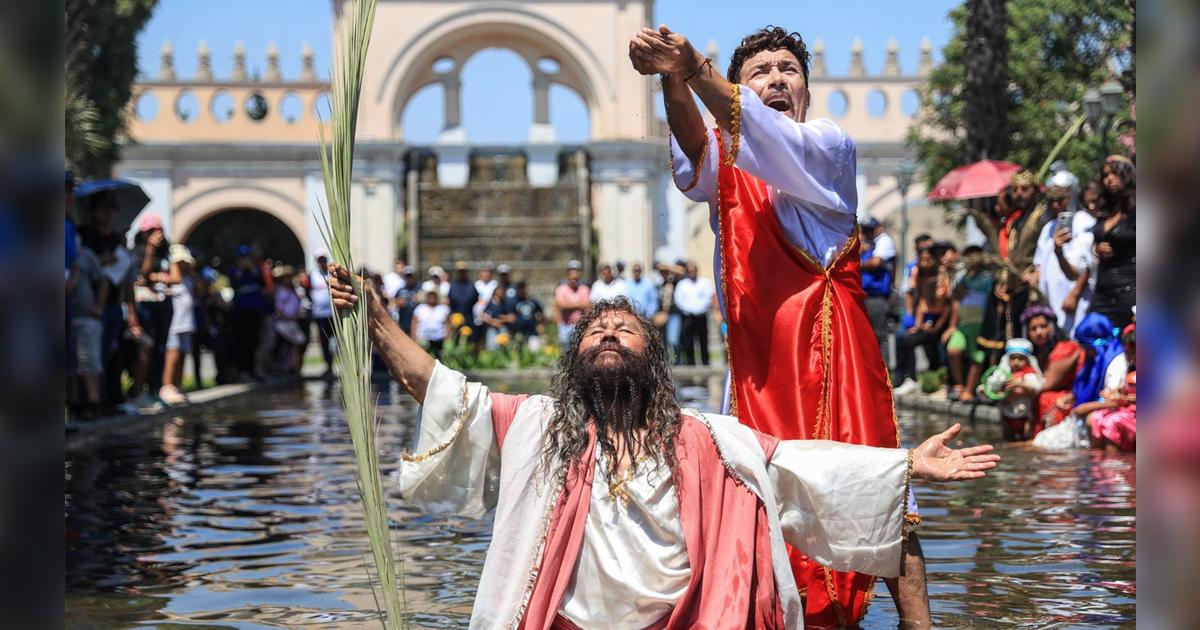 Semana Santa: el Cristo Cholo trae de vuelta el vía crucis y bautizo de ...