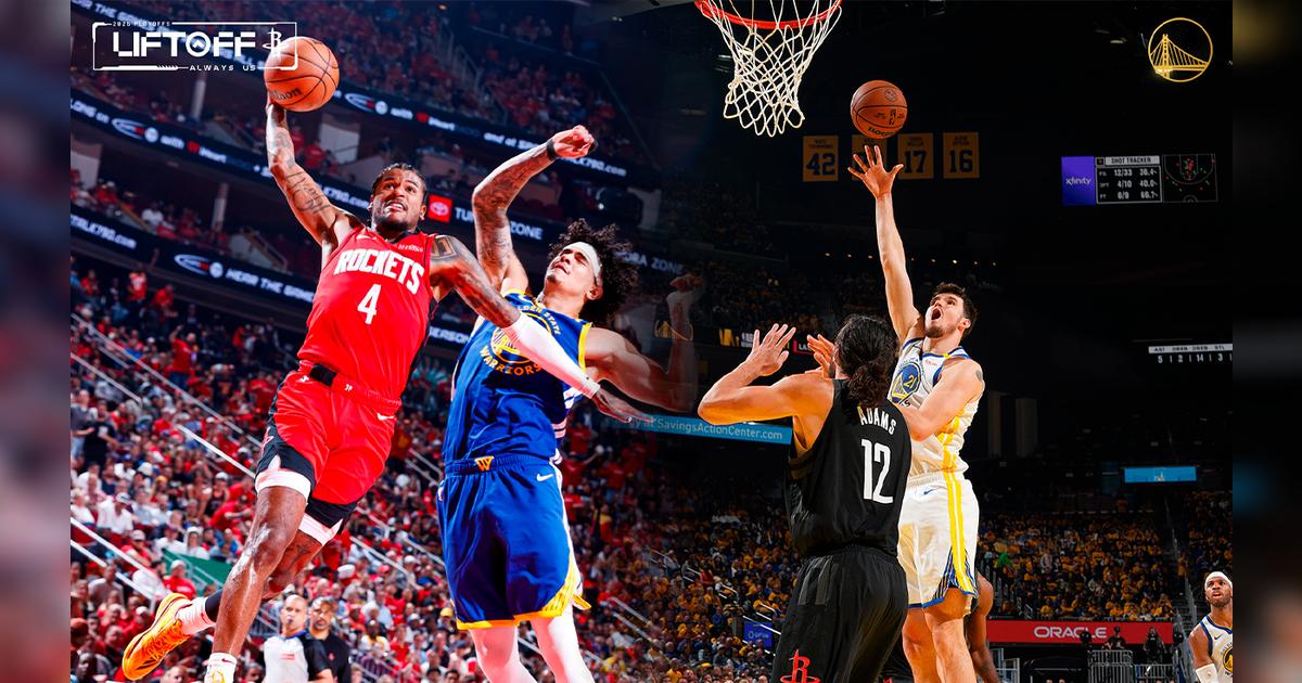 ¿Cómo quedaron los Warriors vs Rockets en el juego 4 de playoffs NBA 2025? Resultado final del ...