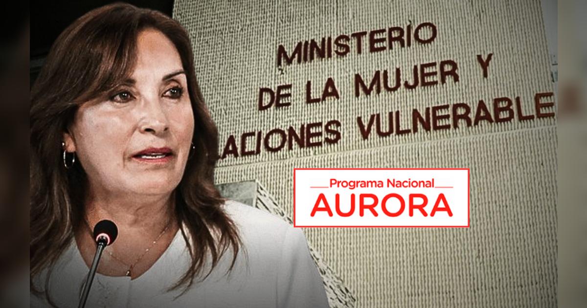 Gobierno de Dina Boluarte cambia el nombre del programa Aurora en medio de críticas: ahora se ...