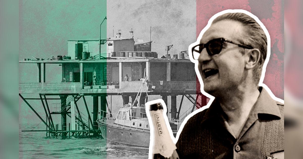 Giorgio Rosa | Ingeniero italiano construyó su propia 'isla', intentó ...