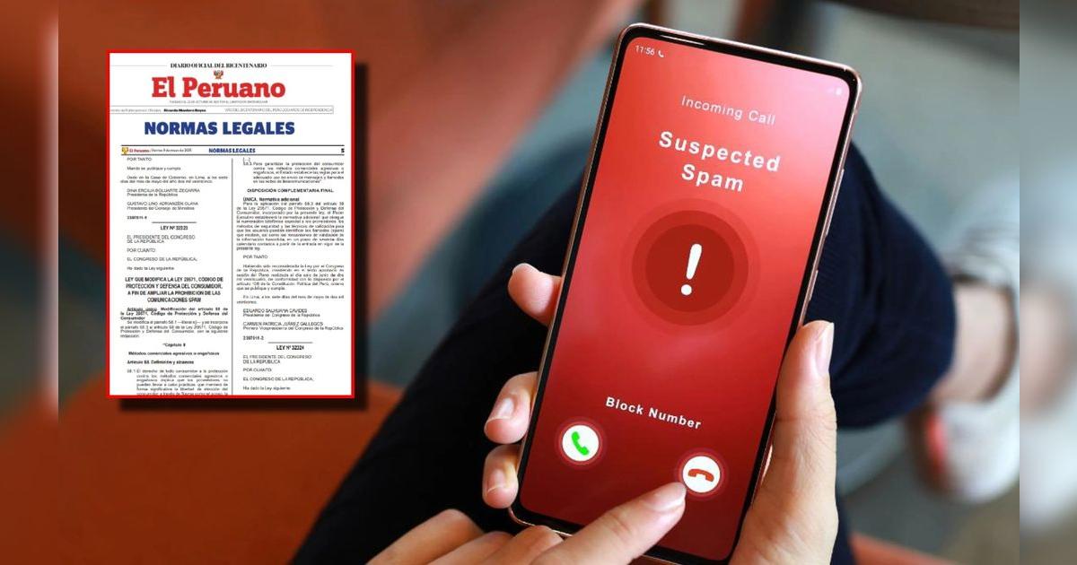 Llamadas spam: Congreso promulga ley que pone fin a las comunicaciones ...