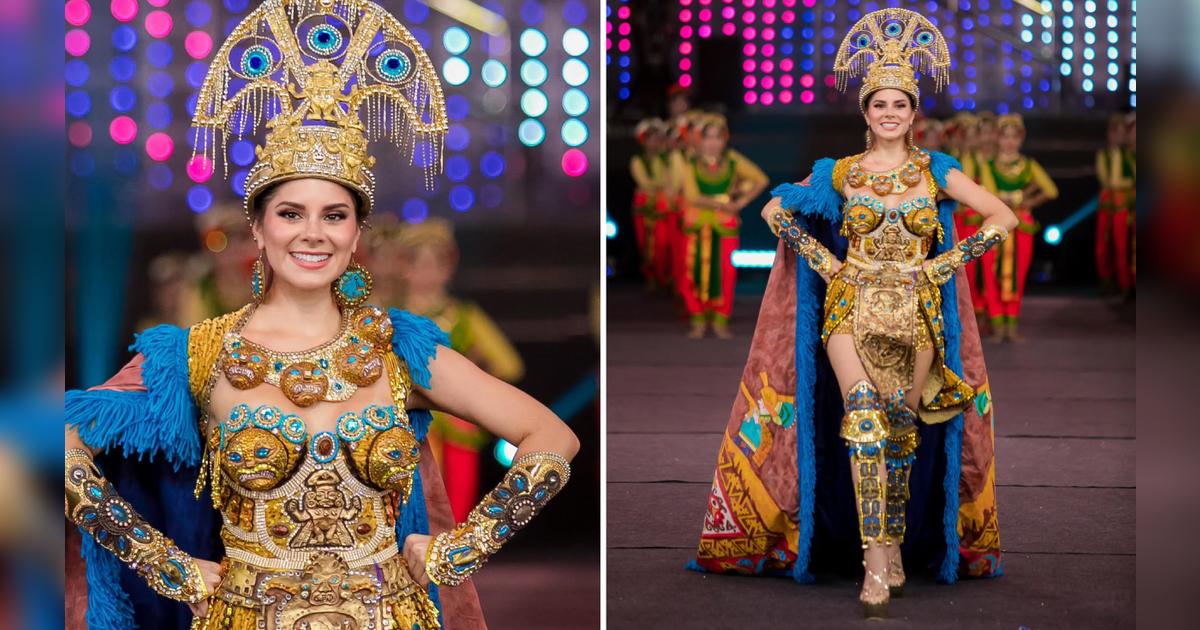 Staisy Huamansisa impacta en Miss Mundo 2025 con traje típico inspirado ...