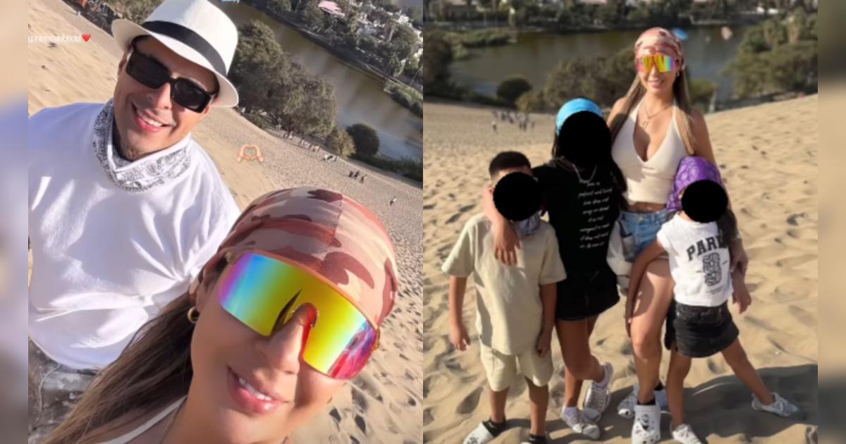 Pamela López y Paul Michael viajan a Ica con los hijos de Christian ...