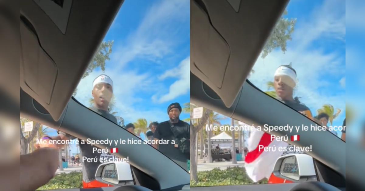 "Perú es clave": peruano aborda a Speed en Miami y le recuerda su ...