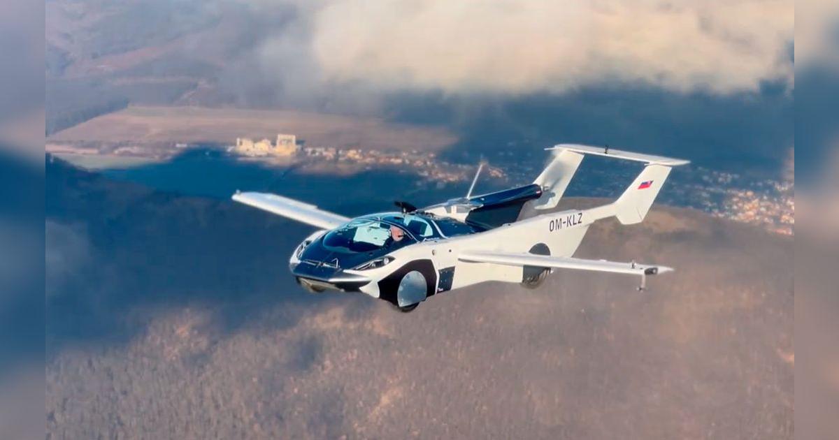 El auto volador llegaría en 2026: AirCar tiene alas y puede alcanzar los 250 km/h en el aire ...