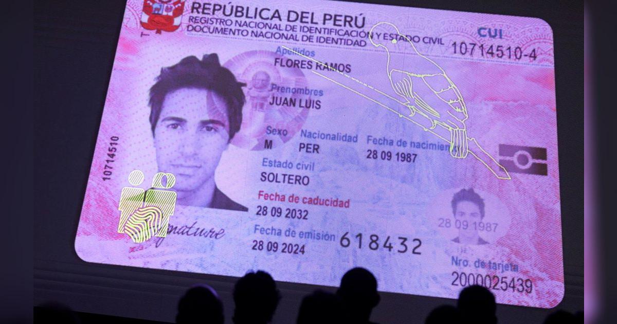 Más de 68.000 peruanos ya cuentan con el nuevo DNI electrónico 3.0 en ...