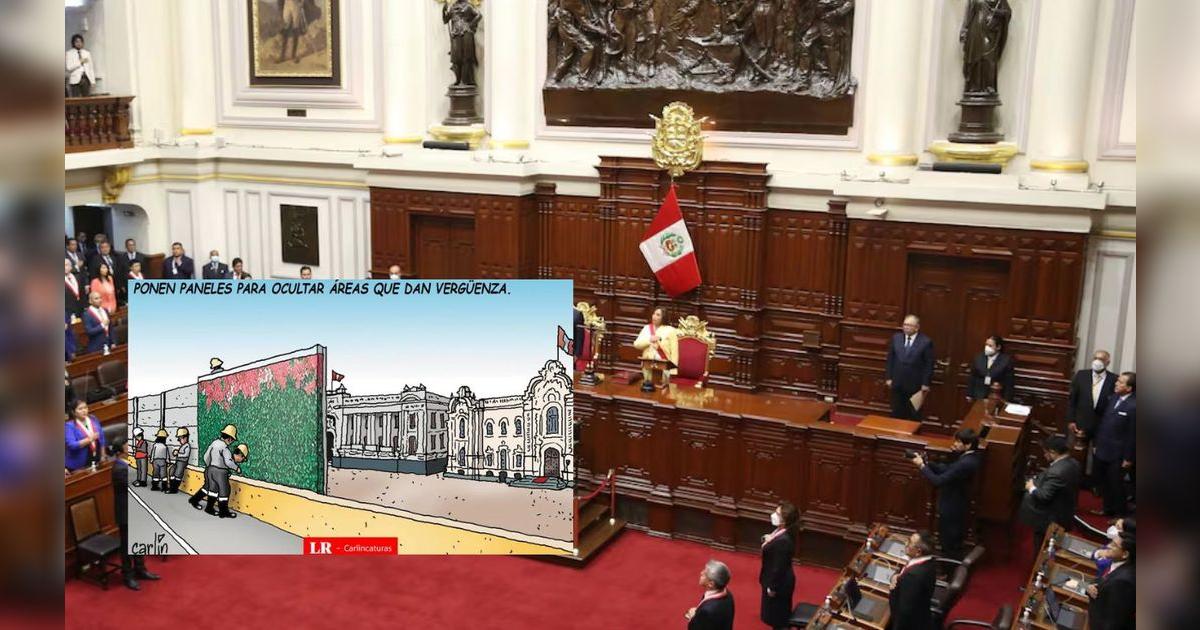 Ocultando las vergüenzas: Carlincatura ironiza sobre la baja aprobación del Congreso y del ...